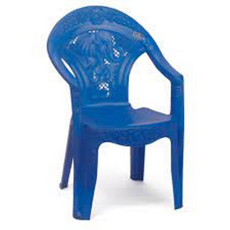 Baby Blue Comfort Plastic Chair Standard Size